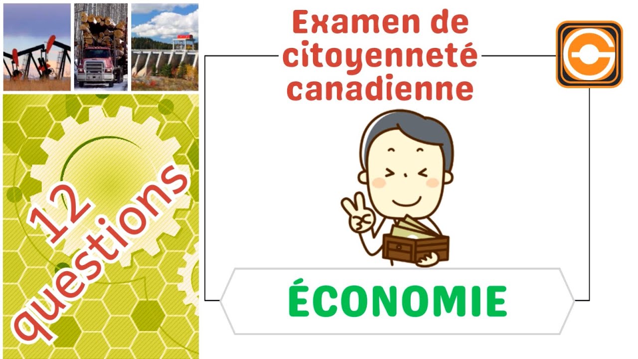 Test - Citoyenneté canadienne (Canadian citizenship) - Économie - YouTube