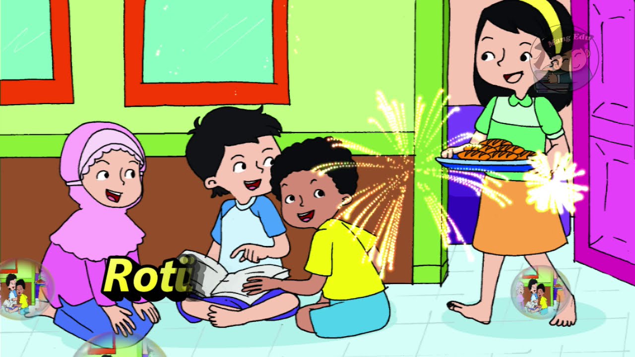 Lirik Lagu Rotiku - AT Mahmud, Kelas 3 Tema 7 - YouTube