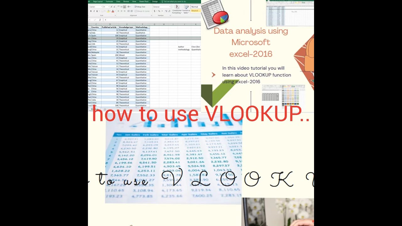 How to use VLOOKUP in Microsoft Excel - YouTube