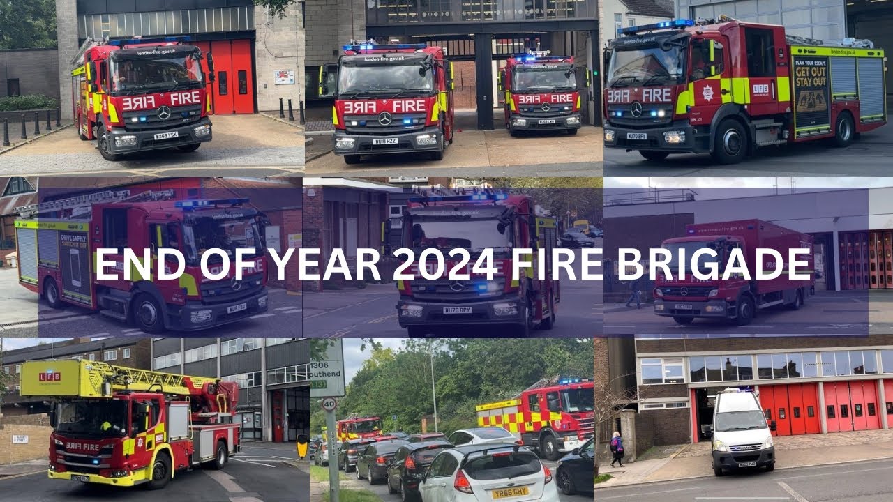 End of Year 2024 Fire Brigade Compliation - YouTube