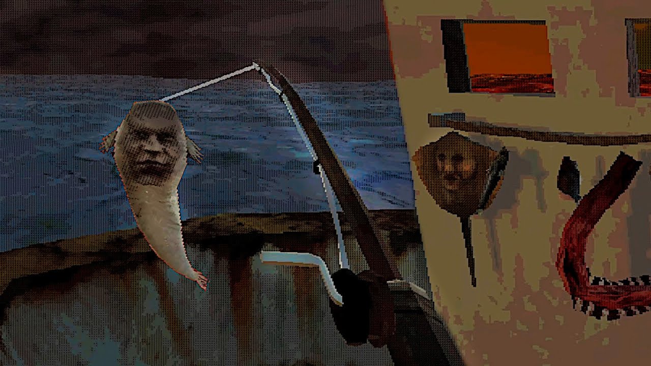A Fishing Horror Game Where Fish Have Human Faces - Mourning Tide - YouTube