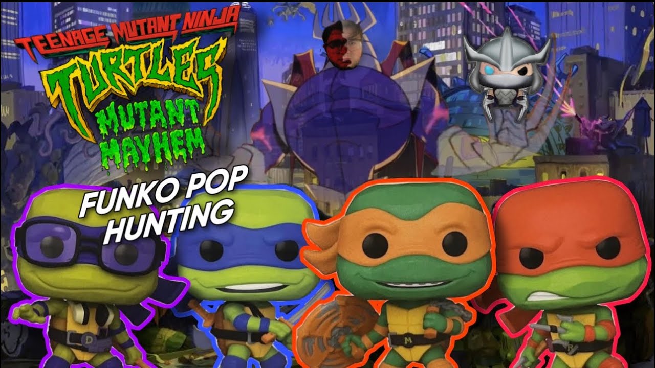 Teenage Mutant Ninja Turtles Mutant Mayhem Funko Pop Hunting! - YouTube