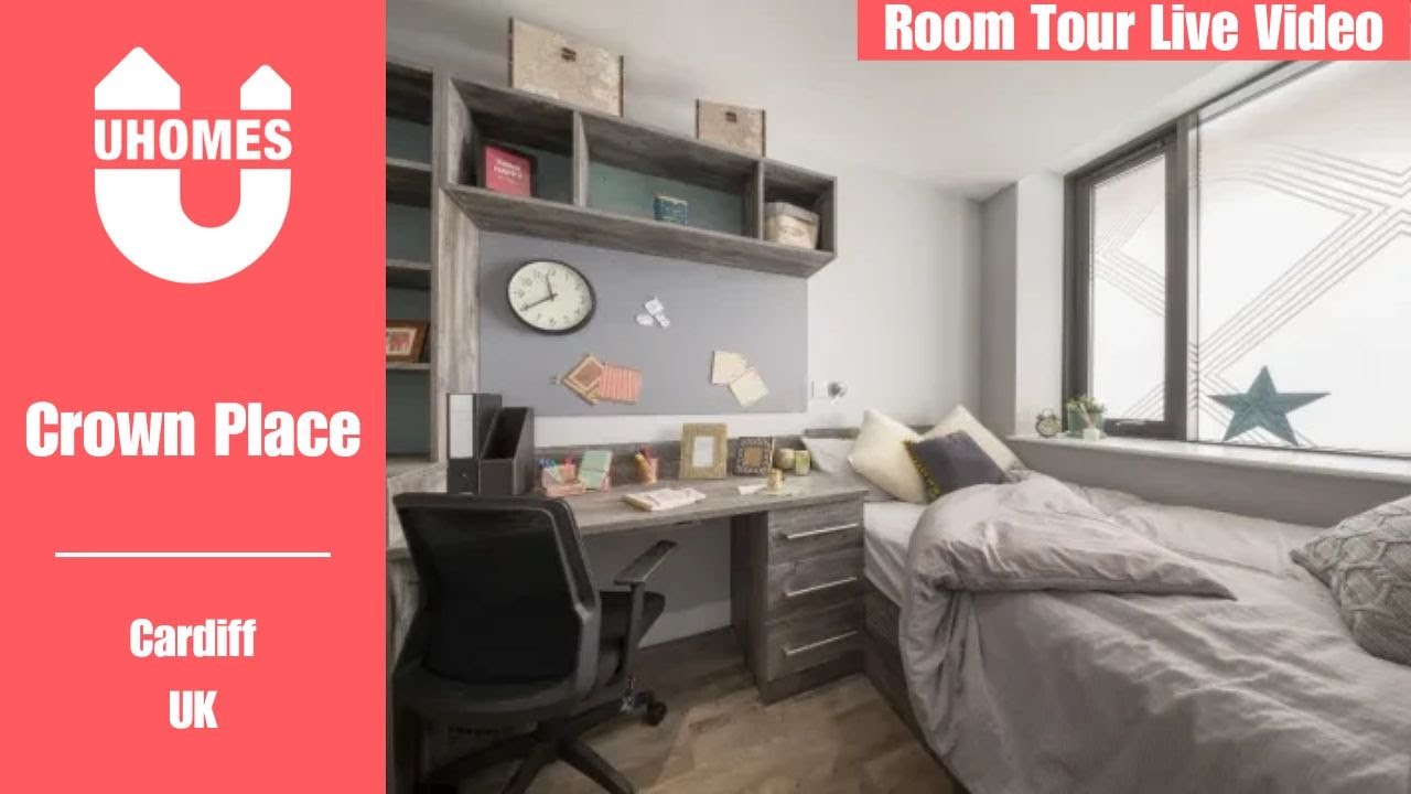 The Modern Student Accommodation In Cardiff - Crown Place [Room Tour ...