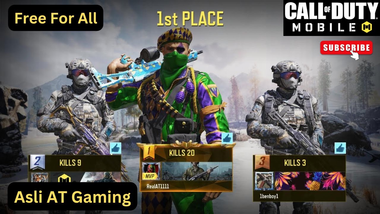 Call Of Duty Mobile Free For All Match | Cod Mobile Gameplay Without Commentary | @Arshamanistan ...