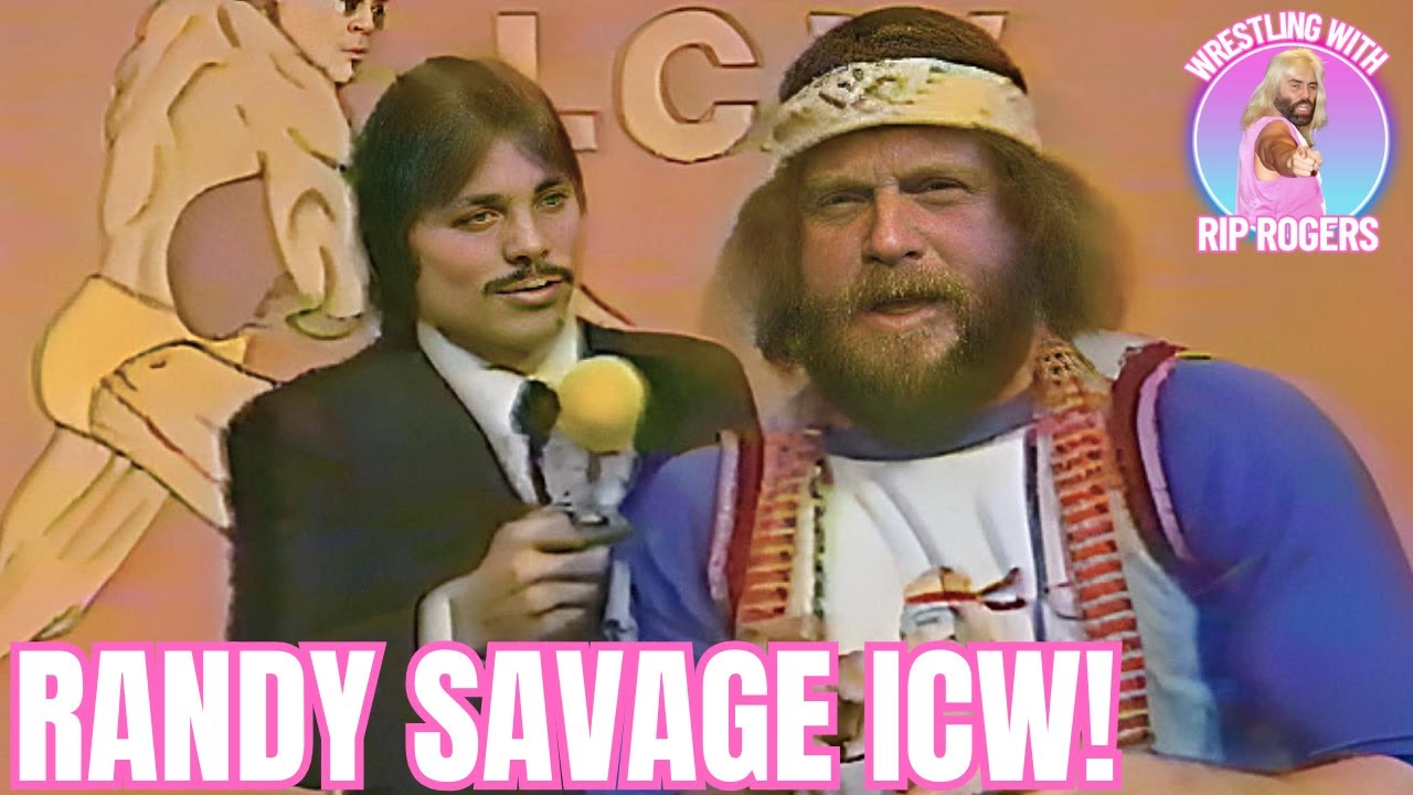 Randy Savage and Ronnie Garvin promos in ICW wrestling - YouTube