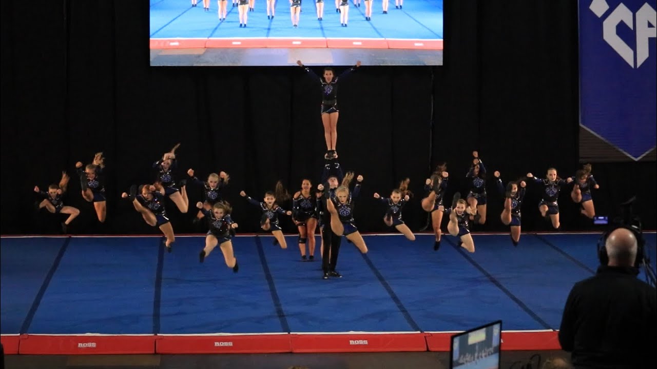 Cheer Athletics Black Pearl Blue Debut 2021 - YouTube
