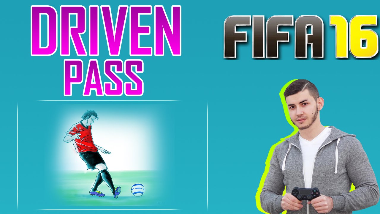 FIFA 16 DRIVEN PASS TUTORIAL - YouTube