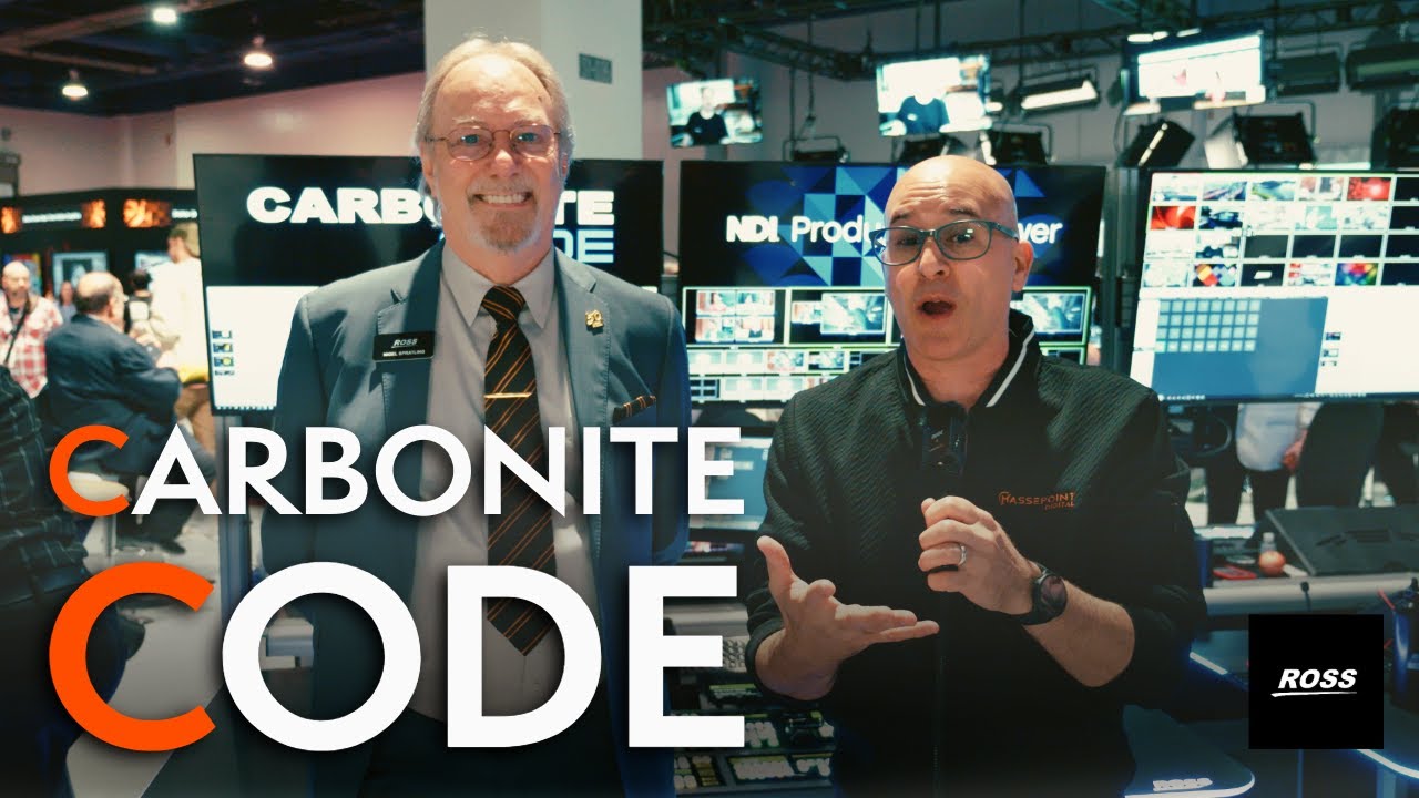 Ross Video's NEW NDI Switching System, Carbonite Code | NAB 2024 Show ...