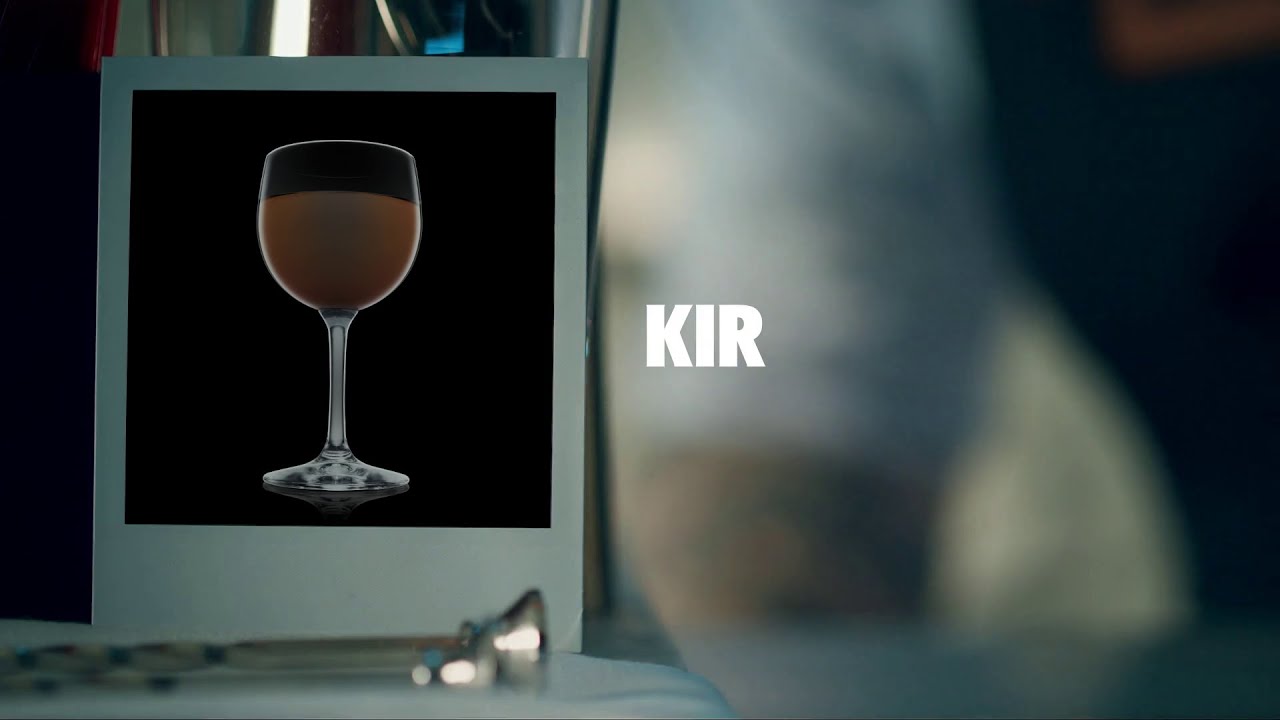 KIR DRINK RECIPE - HOW TO MIX - YouTube