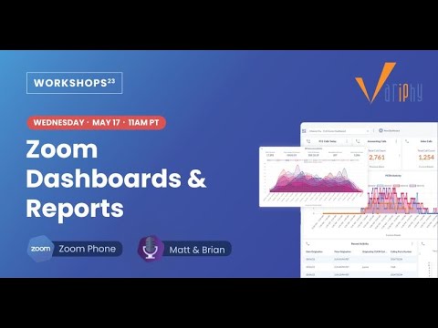 Zoom Dashboards & Reports - YouTube