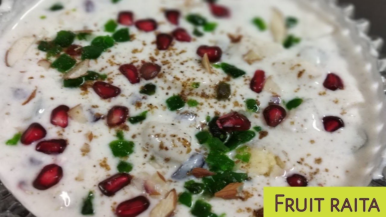 Fruit raita | 5 मिनट मे बनाएं tasty fruit raita | how to make mixed ...