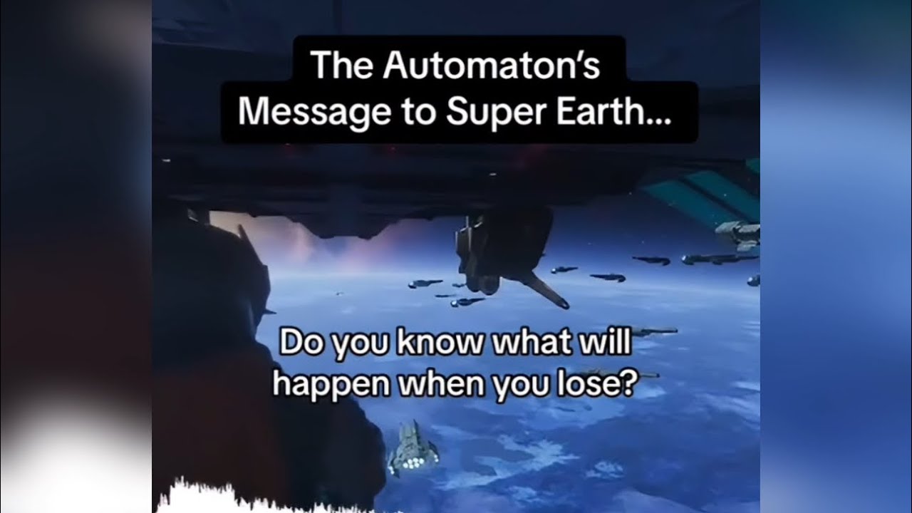 The Automaton’s Message to Super Earth | Helldivers 2 - YouTube
