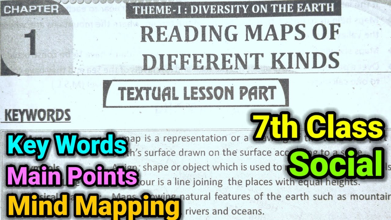 7th class | social | 7th class social 1st chapter lesson | Key Words ...