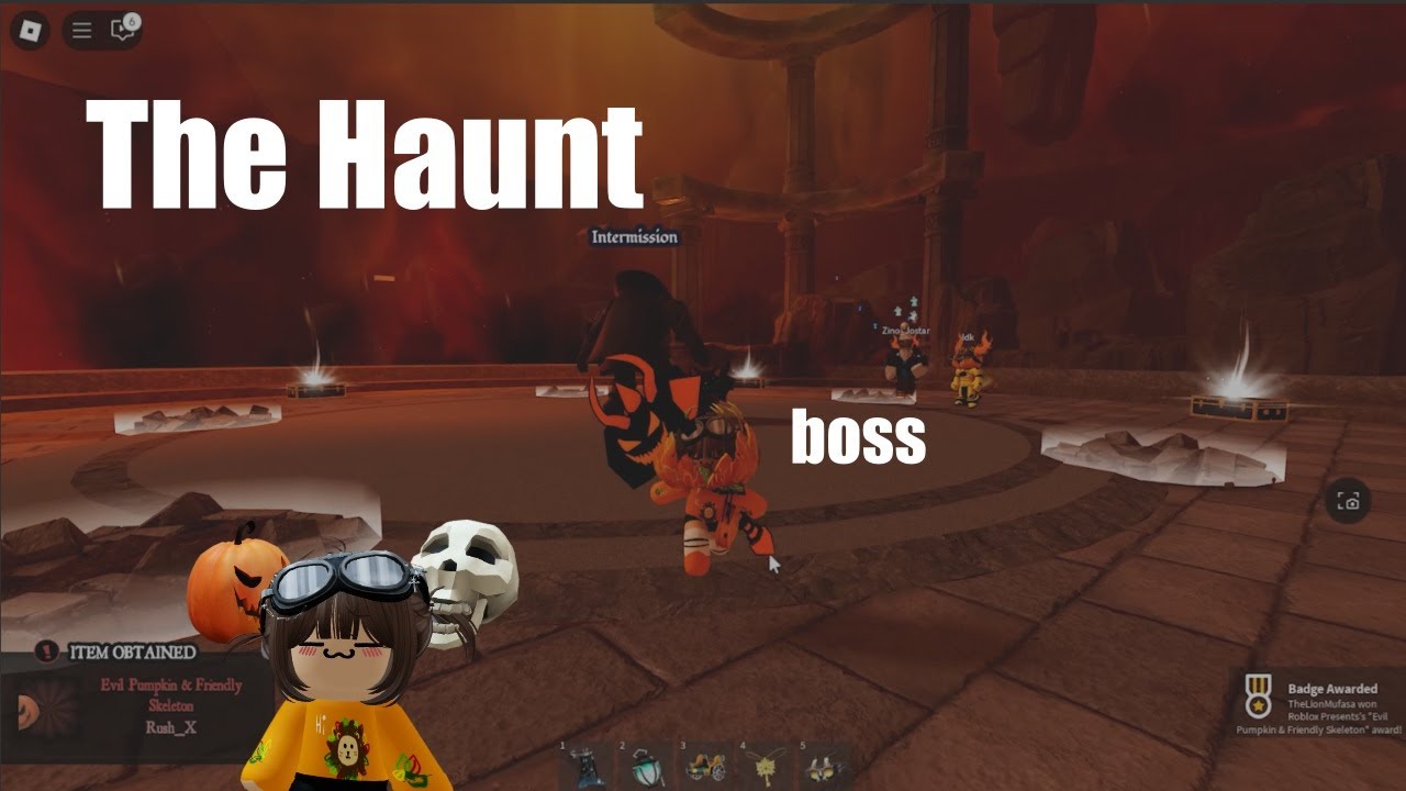 [The Haunt] Evil Pumpkin & Friendly Skeleton (boss) - YouTube