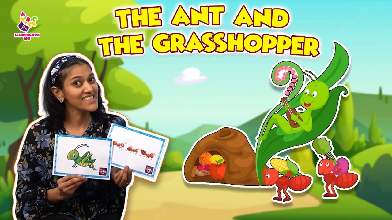 The Ant and The Grasshopper | Moral Stories for Kids | Hindi Stories ...