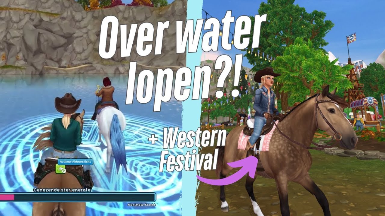 Ik loop over water in Star Stable?! - YouTube