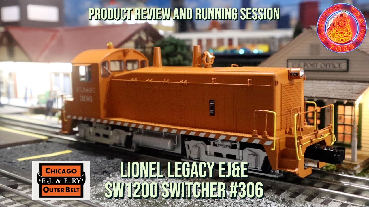 Lionel Legacy EJ&E SW1200 Switcher #306 - Review - YouTube
