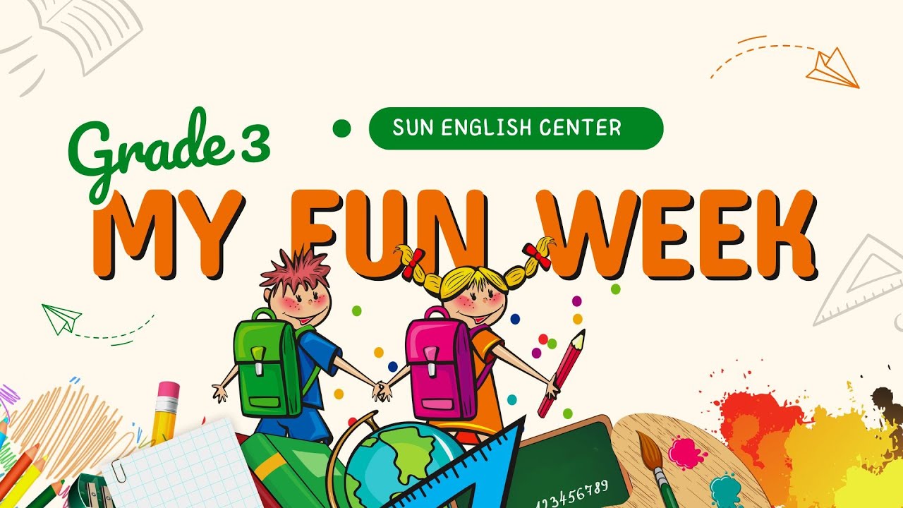 My Fun Week | English Listening Practice for Kids | Days of the Week ...