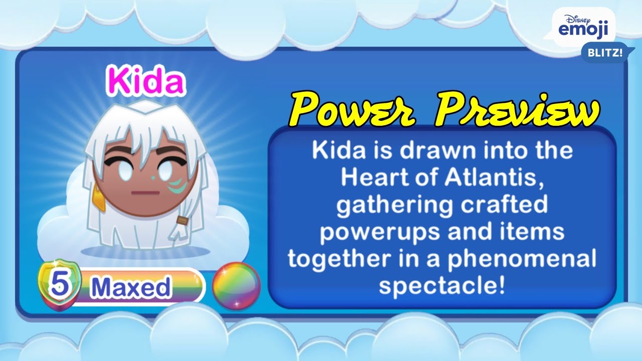 [V68 Preview] KIDA (L5) - Atlantis - Gold Exclusive - Disney Emoji ...