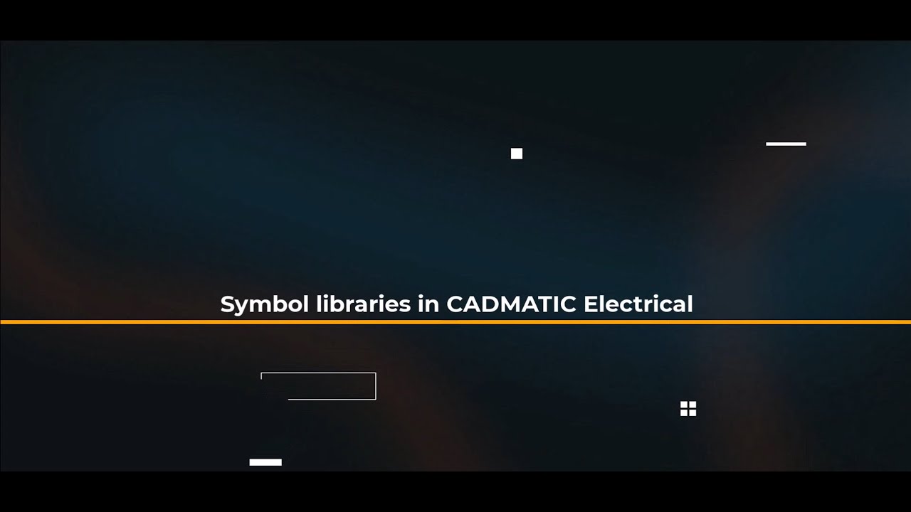 CADMATIC Electrical: Symbol libraries - YouTube