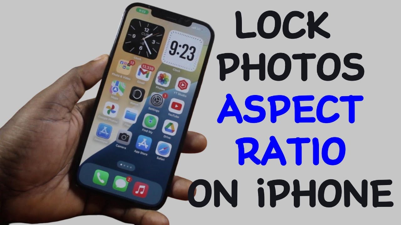 How to Lock Photos Aspect Ratio on iPhone - YouTube