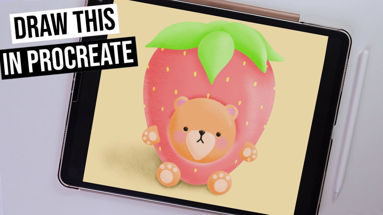 Anyone Can Draw This! Procreate Drawing for Beginners! Easy Step by ...