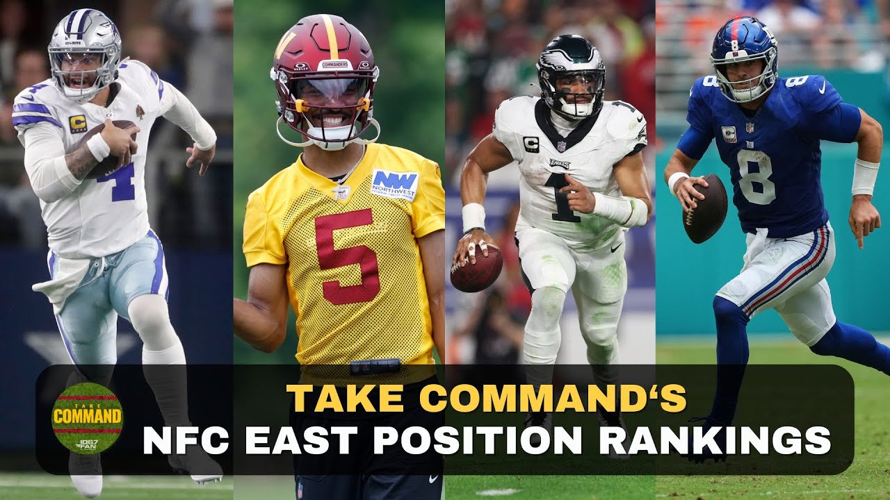 Take Command’s NFC East Position Rankings | Take Command - YouTube