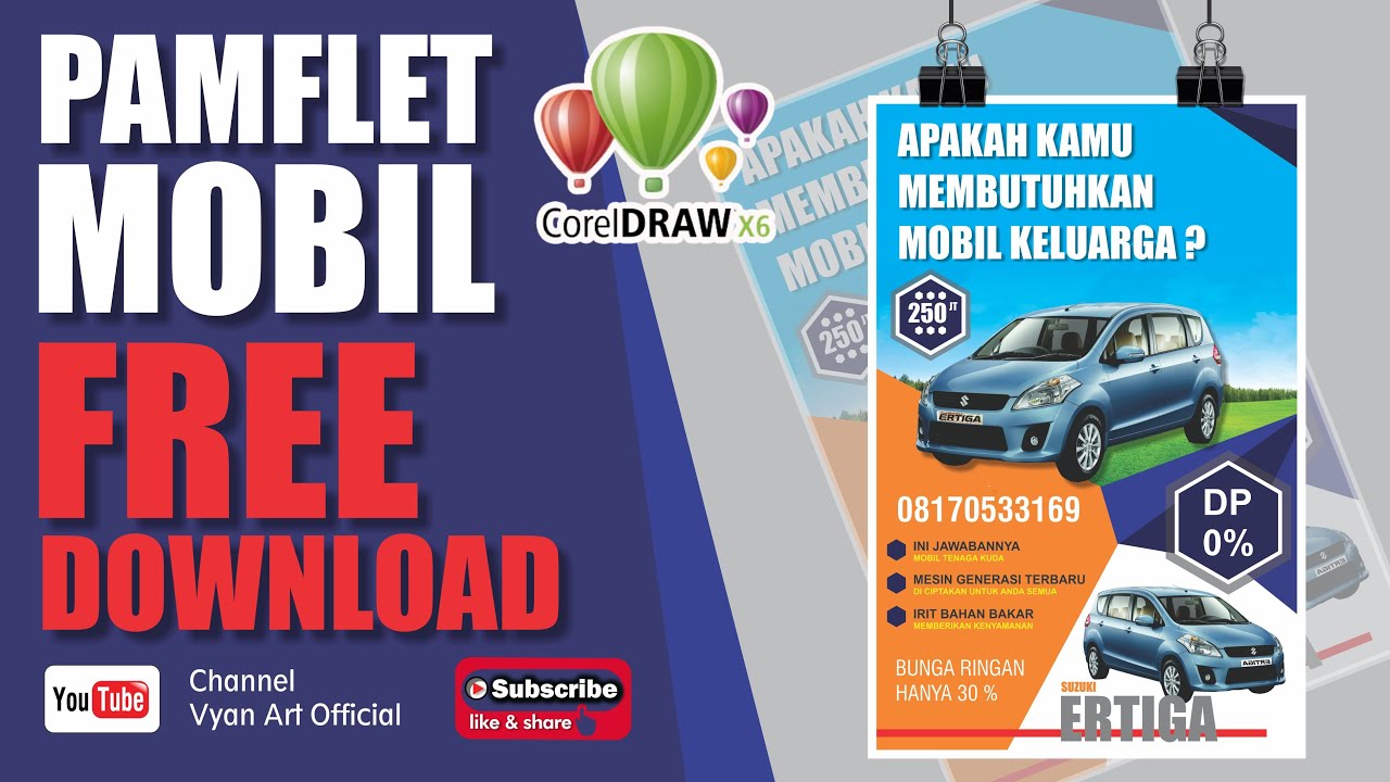 Tutorial Desain Pamflet - Free Download - YouTube