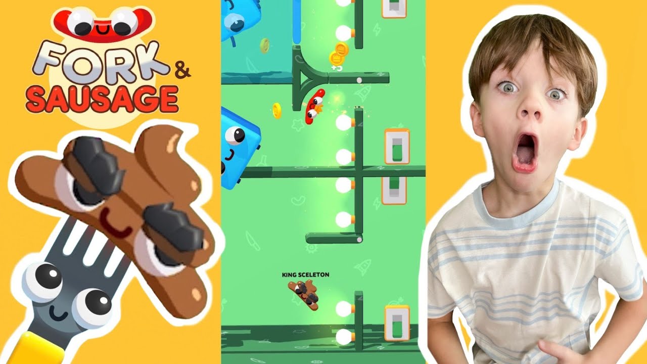 SAUSAGE VS. MR. POO! 🌭💩 Fork N Sausage | Ima and Jessy - YouTube