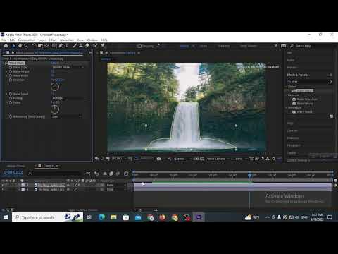 Image to waterfall animation | Waterfall animation without plugin in ...