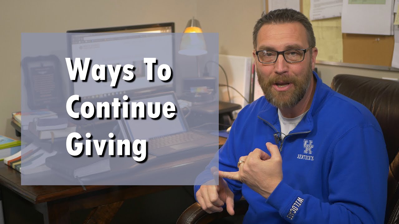 Giving Update and Instructions - YouTube