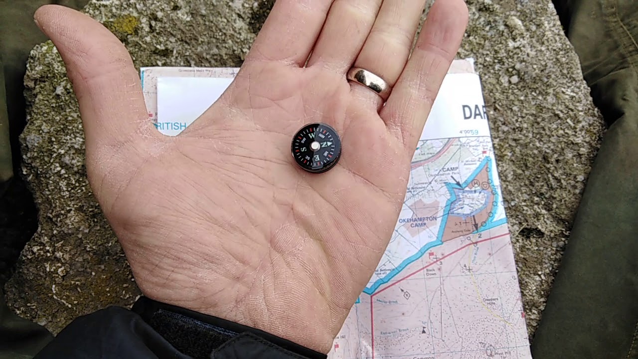 How to use a Survival Button Compass!!! - YouTube