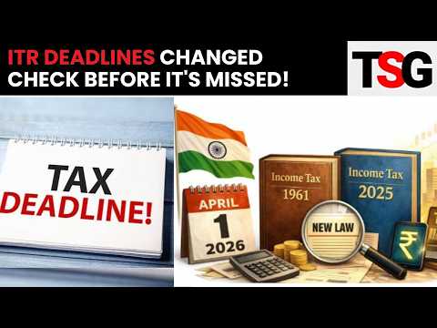 Don't Miss: New ITR filing deadlines explained for Assessment Year 2026–27 | TSG