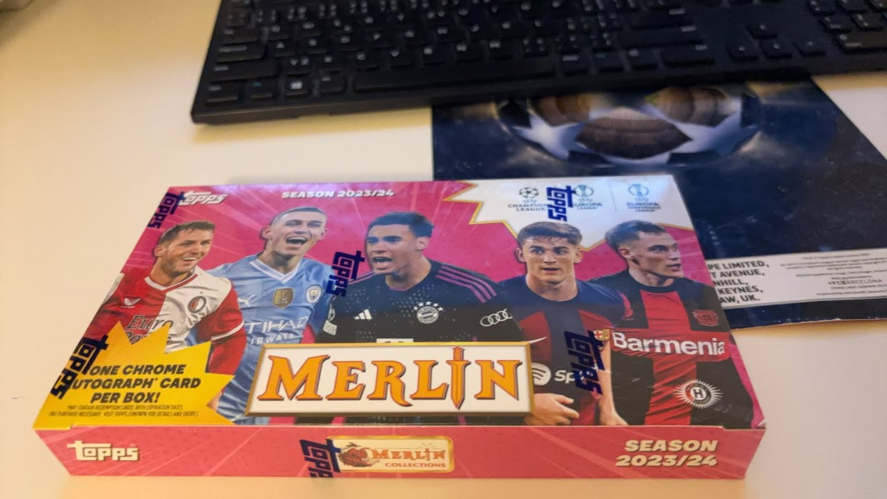 BREAK 199 - 23/14 TOPPS MERLIN HOBBY BOX vol.1 - YouTube