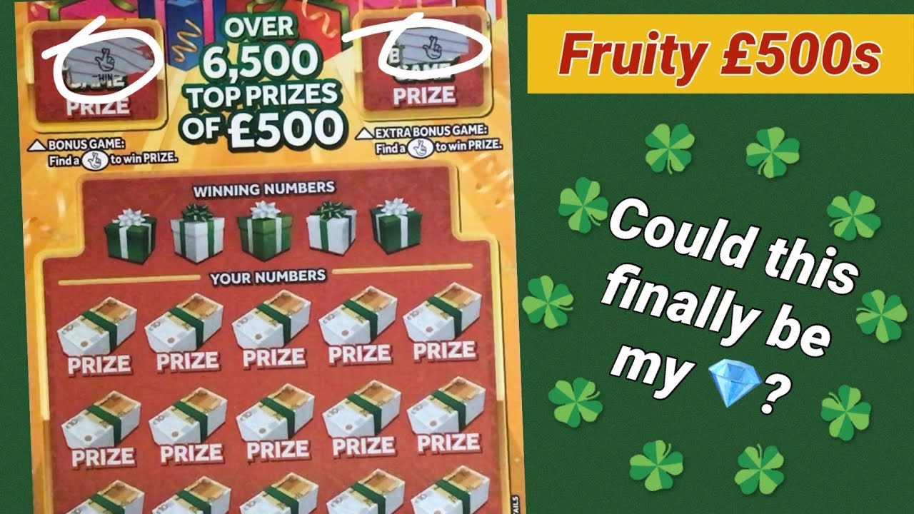 Is this my diamond? 💎 Fruity £500s 💎 £5 scratch card today 💎 ...