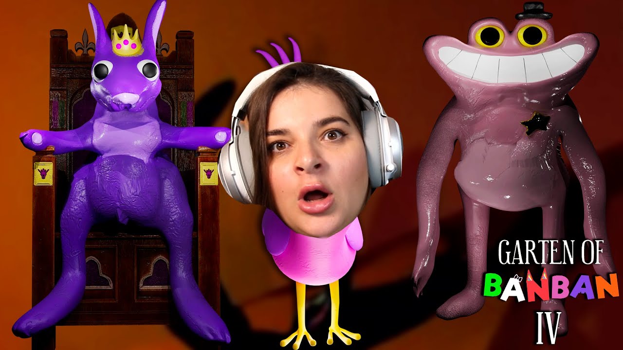 A CRECHE DO BANBAN 4 | Garten of Banban 4 COMPLETO - YouTube