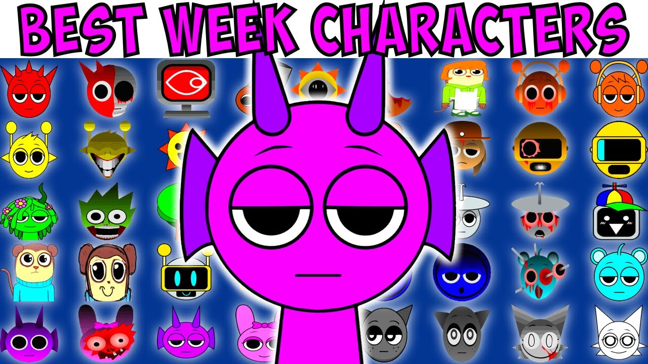 ALL BEST WEEK CHARACTERS | FNF Character Test | Gameplay VS Playground ...