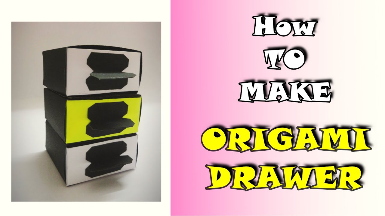 How to make Paper Drawer | DIY Storage Box | Easy Origami Storage Box ...