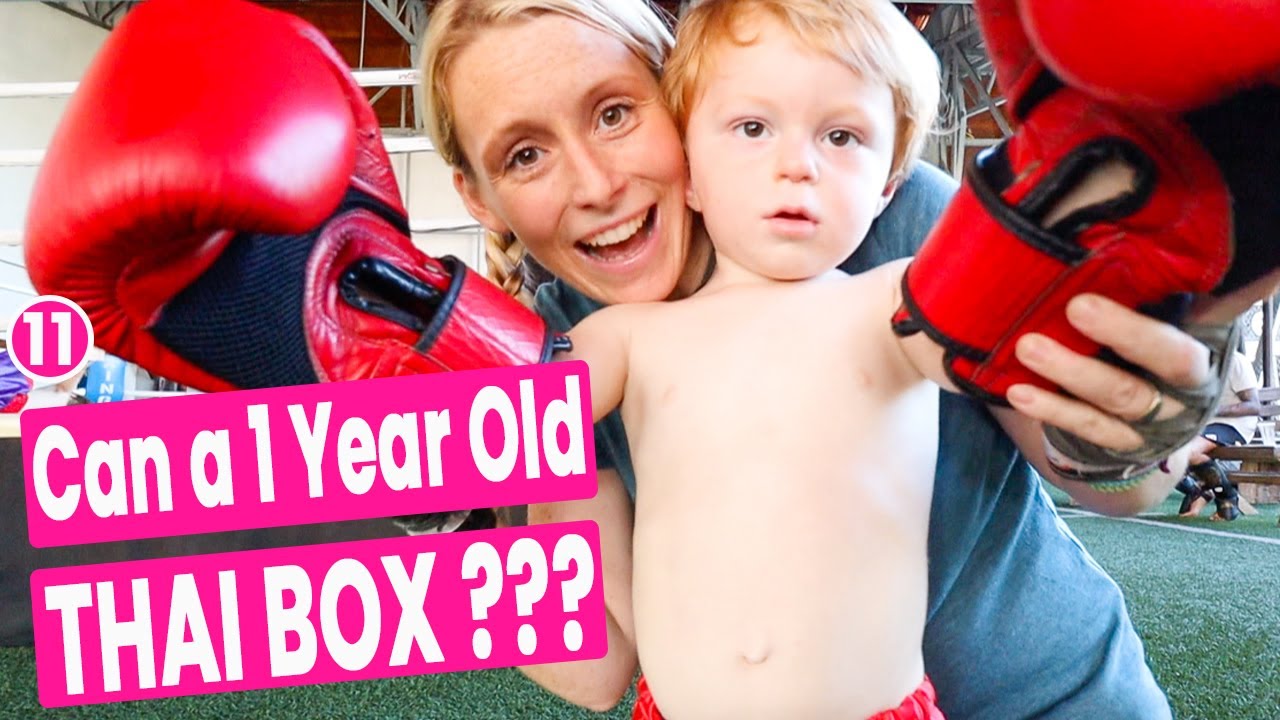THAILAND’S YOUNGEST THAI BOXER, 1 YEAR OLD LEARNING THAI BOXING IN ...