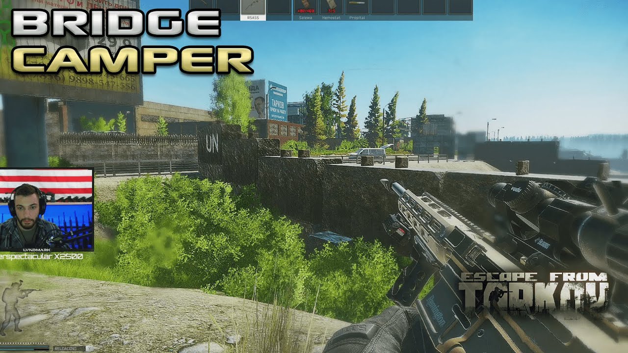 The Customs Bridge Troll - Escape From Tarkov - YouTube