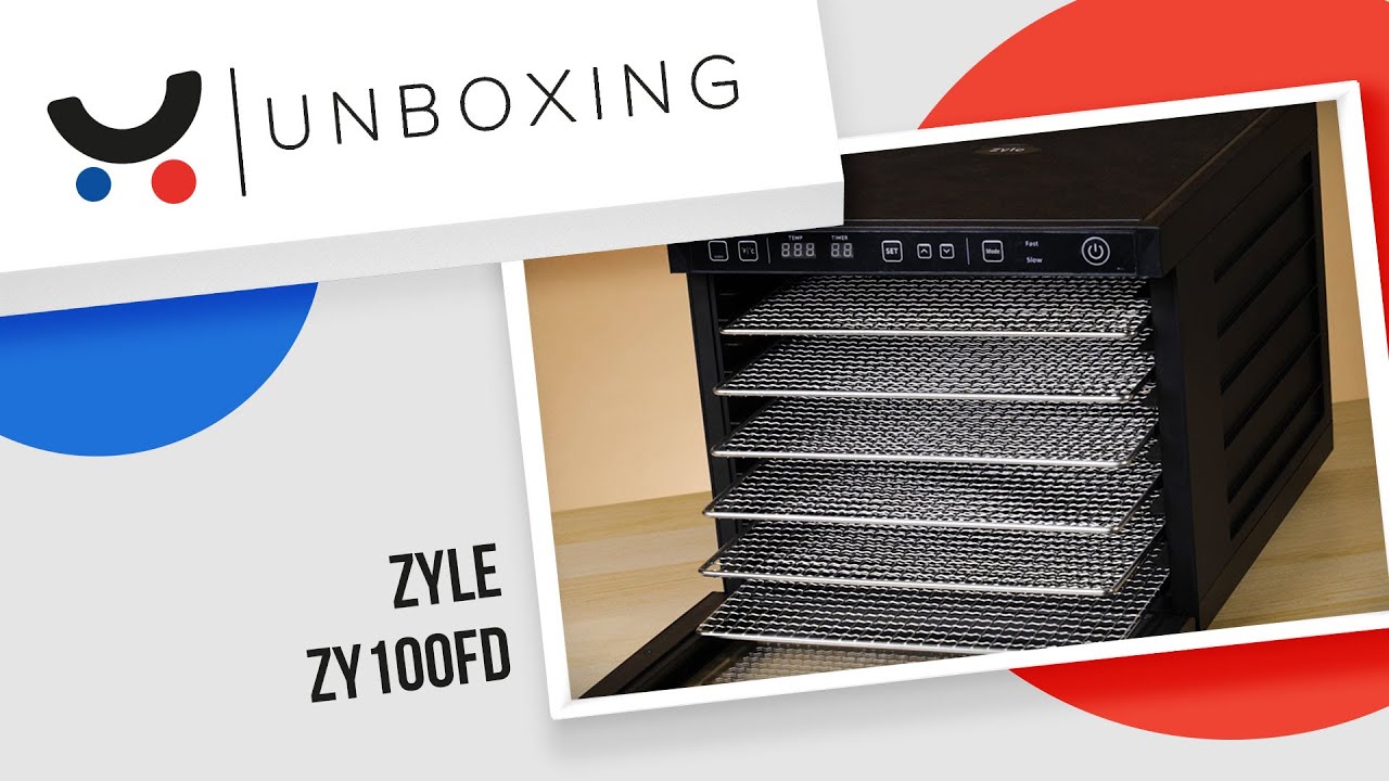 Profesionāls pārtikas žāvētājs ZYLE ZY100FD Unboxing 220.lv - YouTube