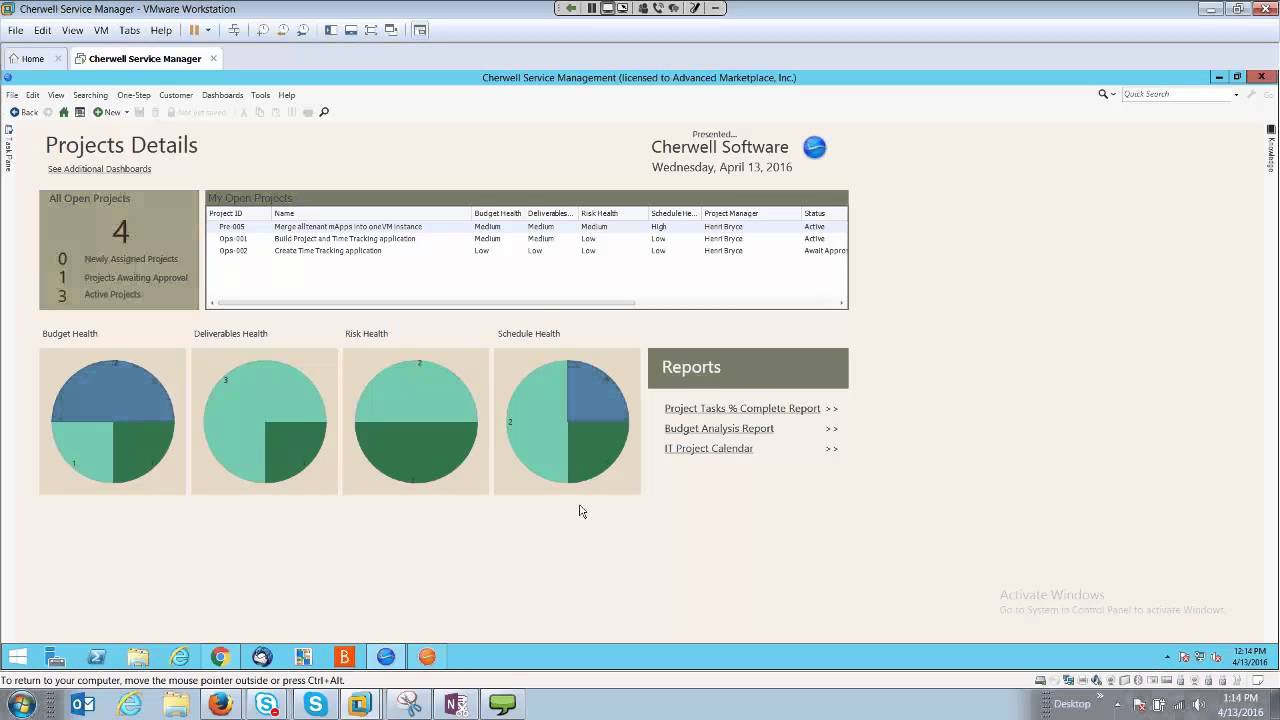 Cherwell Project Management - Using ITPT within Cherwell - YouTube