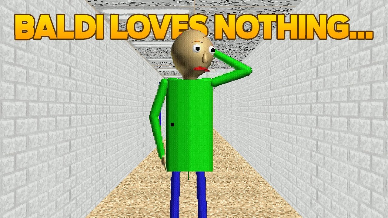 Baldi Loves Nothing?! [Baldi's Basics Mod] - YouTube