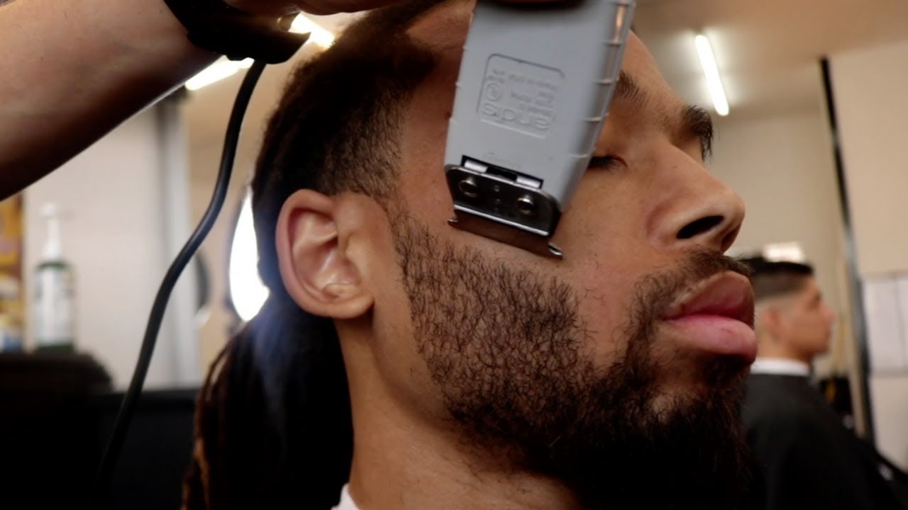 How To Shape And Line A Beard Tutorial - YouTube