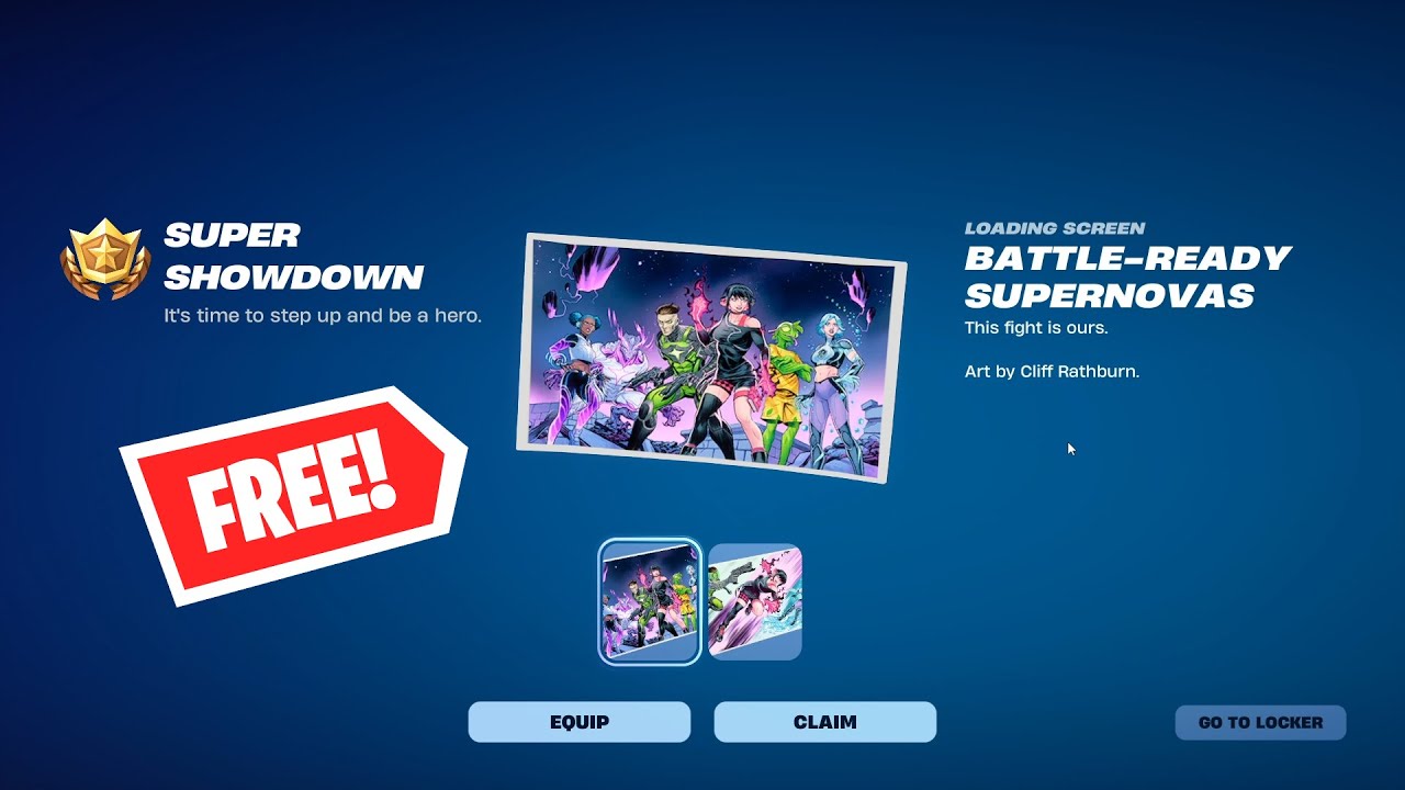 *FREE* Loading Screens For Fortnite Super Showdown Live Event - YouTube