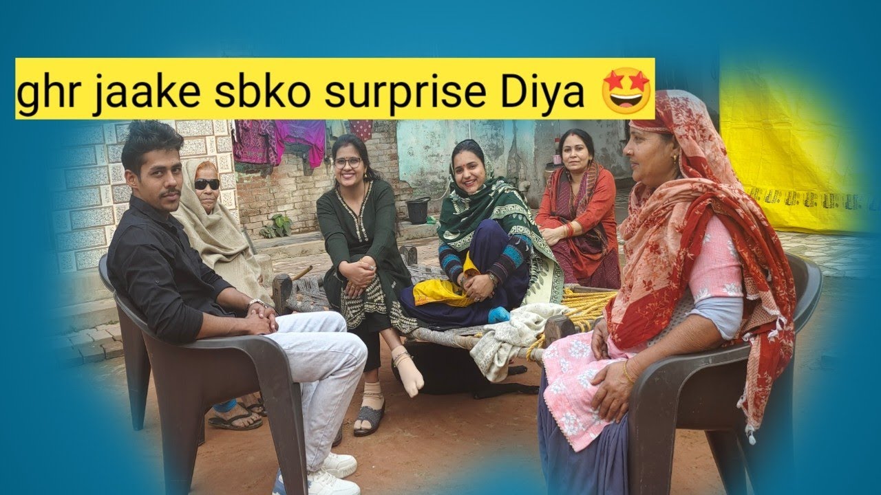 mai chli mayke// surprise de diya sbko //🥰 @shalugillentertainment ...