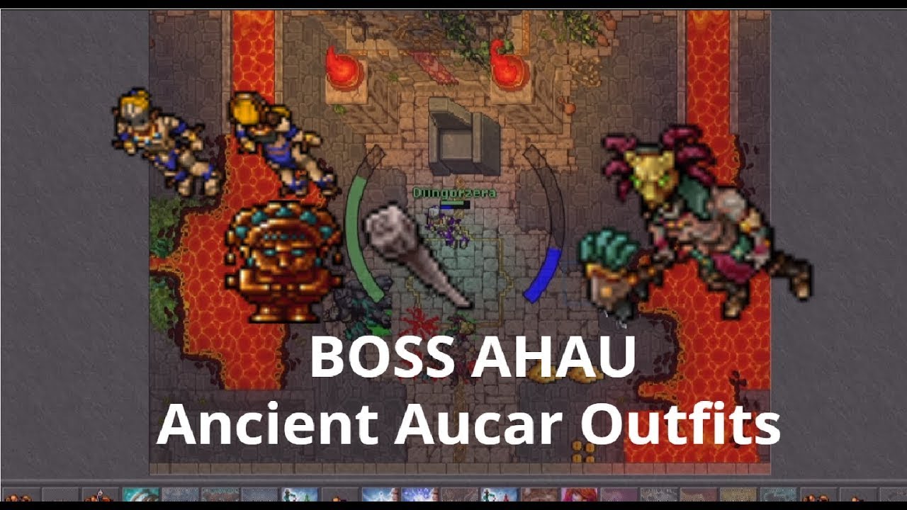 Tibia - Pegando Second addon Ancient Aucar - YouTube