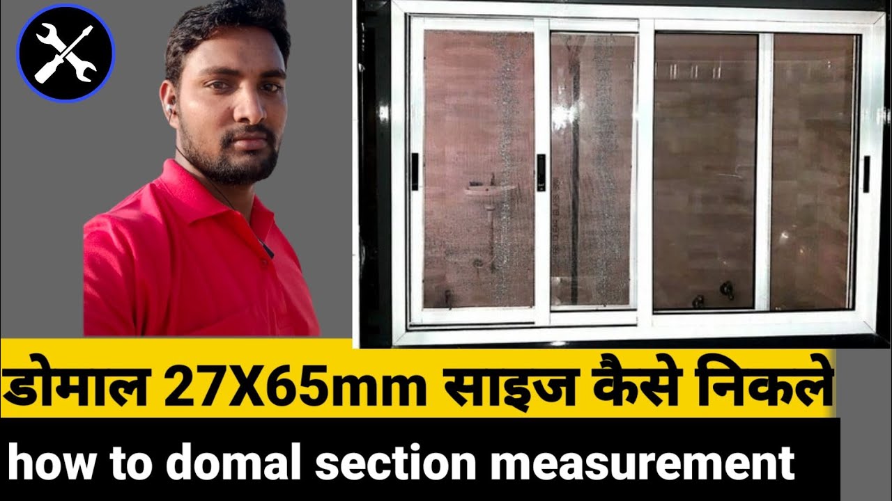 27x65mm (learn) Domal window size measurement how to take Domal ...