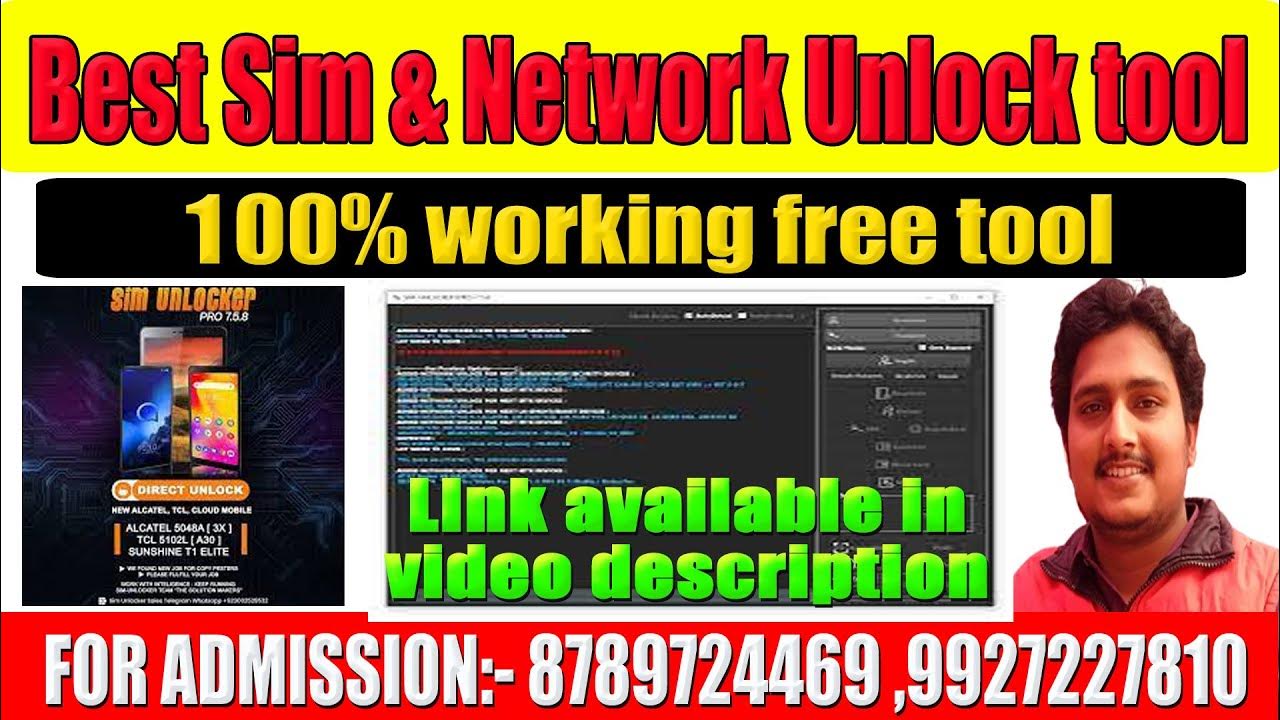 SIM Unlocker Pro v7.5.8 Free, Sim lock remove tool, Network unlock tool ...