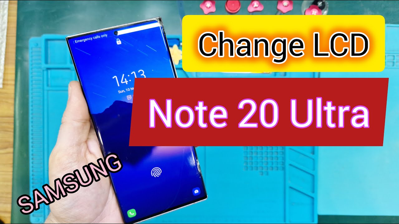 Samsung Note 20 Ultra 5G Screen Replacement - YouTube